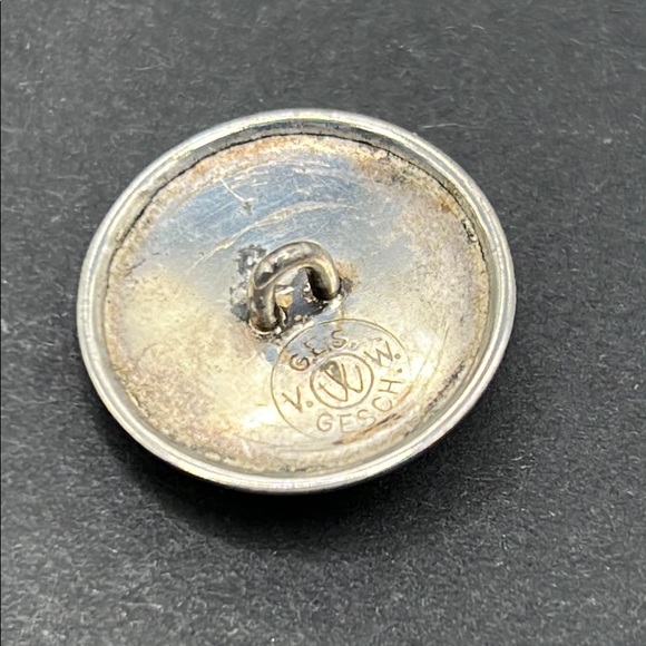 VW Gesch | Jewelry | Antique Vw Gesch Button Rhinestone Button | Poshmark